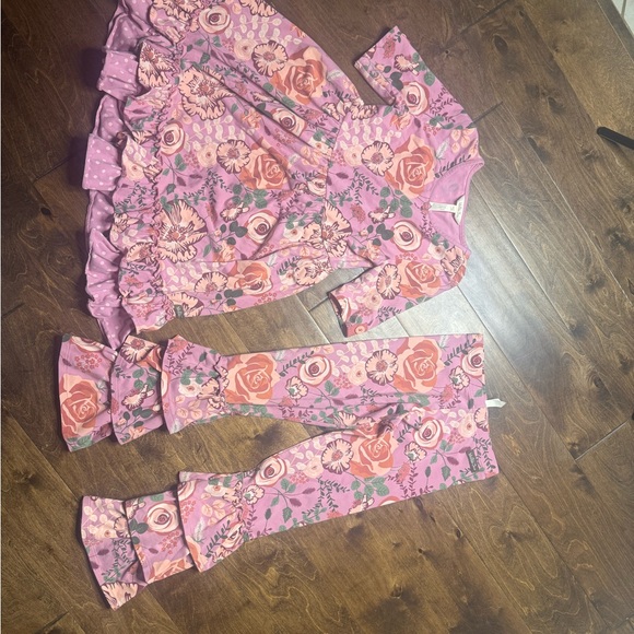 Matilda Jane | Matching Sets | Matilda Jane Pink Floral Kids Matching ...